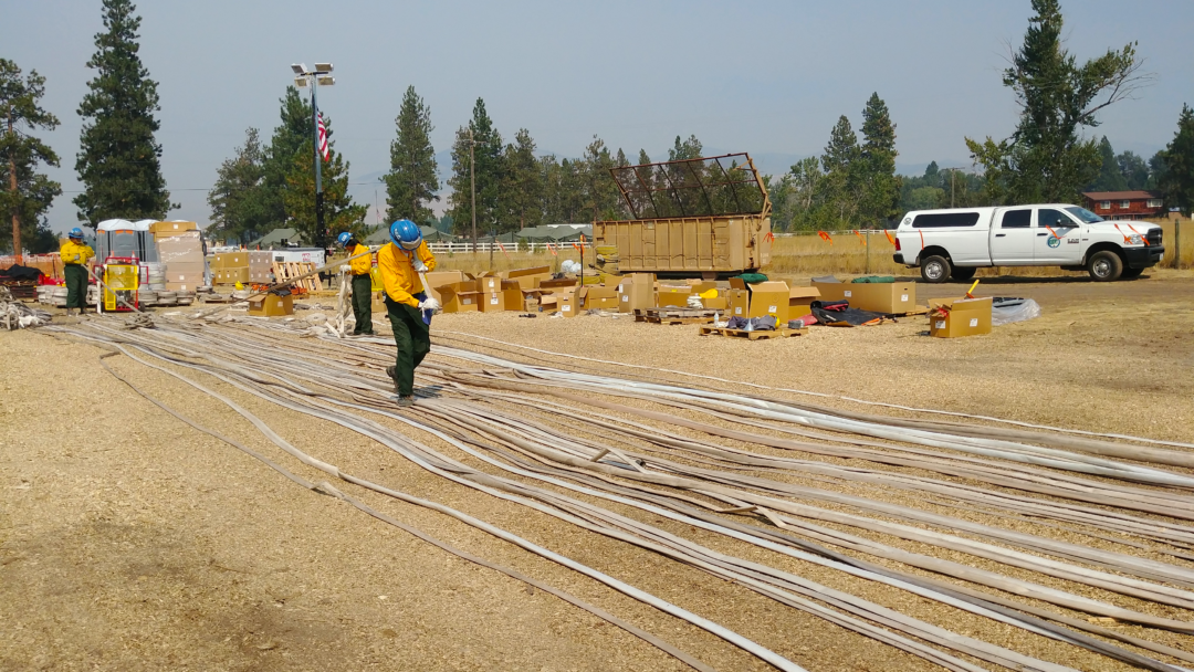 CCC CREWS RESPOND TO HISTORIC REQUEST FOR SUPPORT ON FIRES BURNING OUT ...